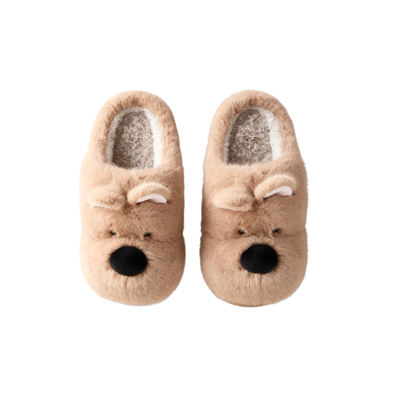 The Westie Fluffy Slippers – AkiraFlow